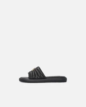 Pinko Fiona Logo Appliqué Slippers