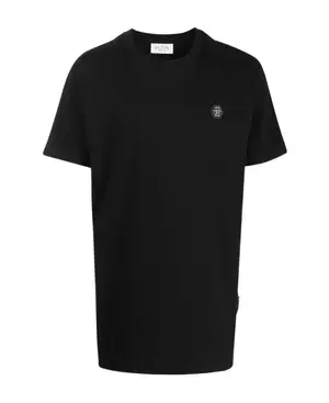 Philipp Plein Logo Printed Crewneck T-shirt - Black
