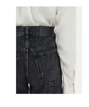 FERRAGAMO Mid-rise Stone Washed Denim Jeans
