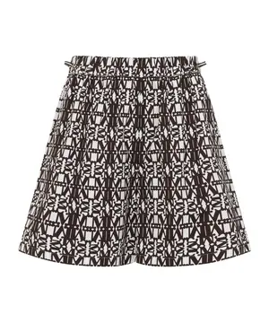 Max Mara Max Mara Taiga All-Over Logo Printed Shorts No