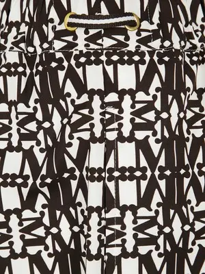 Max Mara Taiga All-over Logo Printed Shorts - No