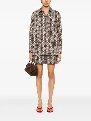 Max Mara Taiga All-over Logo Printed Shorts - No