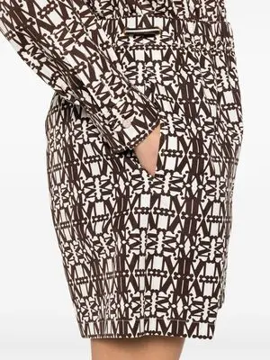 Max Mara Taiga All-over Logo Printed Shorts - No