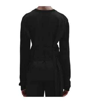ANN DEMEULEMEESTER Asymmetric Spliced Cardigan