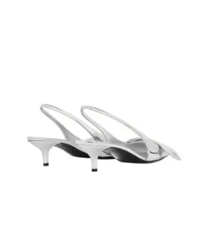 COURREGES Fold Slingback Pumps - Mirror
