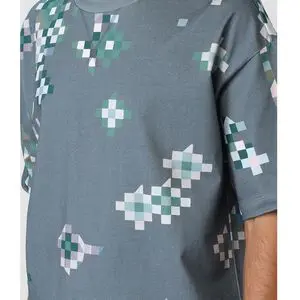 Emporio Armani Geometric-print Cotton T-shirt