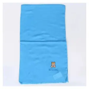 Moschino Logo Scarf - Blue