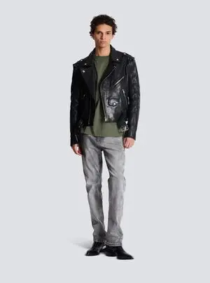 Balmain Regular-fit Denim Jeans - Gray