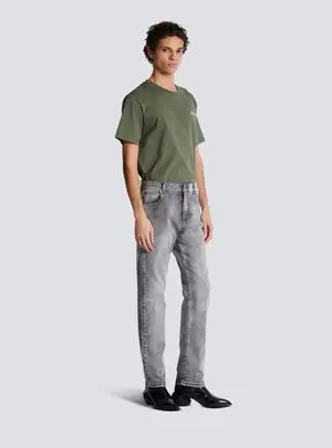 Balmain Regular-fit Denim Jeans - Gray