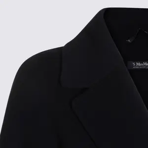 Max Mara Belted Double-breasted Coat - Blue