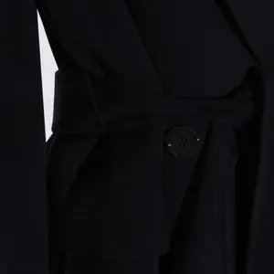 Max Mara Belted Double-breasted Coat - Blue
