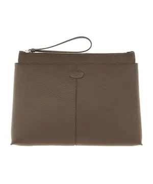 TOD'S Document Holder Pouch - Brown