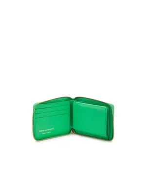 Comme Des Garçons Logo Wallet - Green