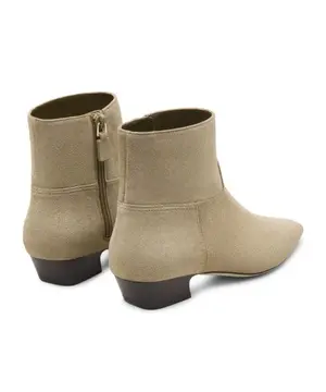 STUART WEITZMAN Stassi Zip Bootie - Brown
