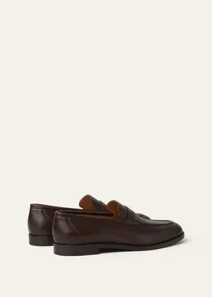 Loro Piana Sergio Leather Loafers