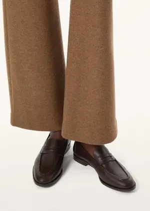 Loro Piana Sergio Leather Loafers