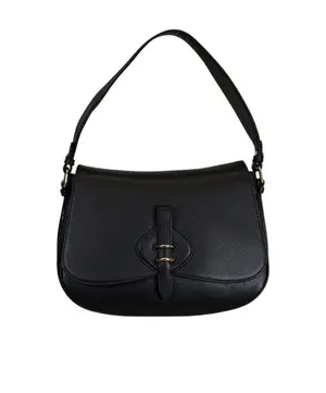 COCCINELLE Mavery Flap Shoulder Bag - Black