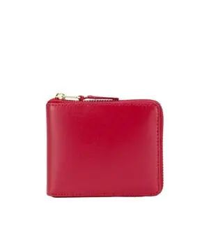 Comme Des Garçons Logo Wallet - Red