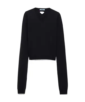Prada Wool V-neck Sweater