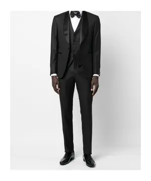 Tagliatore Single-breasted Three-piece Suit - Black