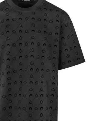 MARINE SERRE Moonogram Flocked T-shirt