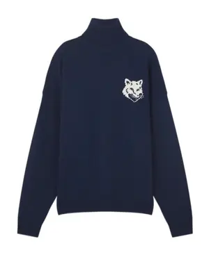 Maison Kitsune Roll Neck Sweaters For Men