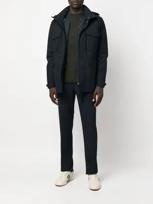 Aspesi Crew Neck Wool Jumper - Black