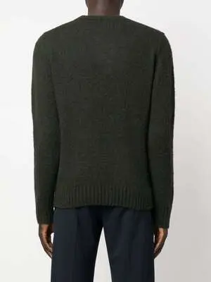 Aspesi Crew Neck Wool Jumper - Black