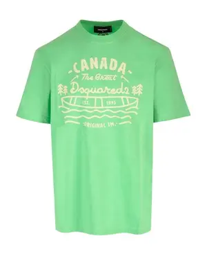 Dsquared2 Logo Printed Crewneck T-shirt