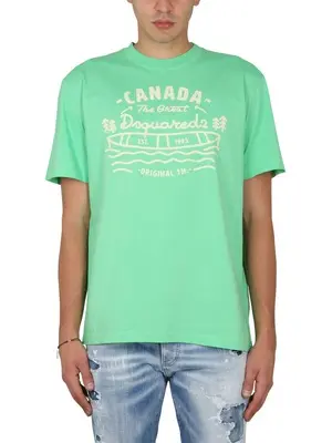 Dsquared2 Logo Printed Crewneck T-shirt