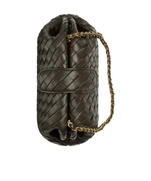 Bottega Veneta Teen Lauren 1980 With Chain Bag - Khaki