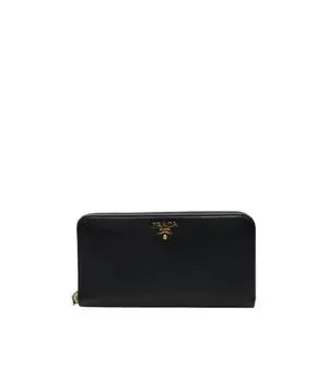 Prada Zipper Wallet - Black