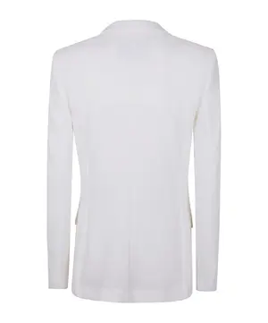 Seventy Double-breasted Blazer - White