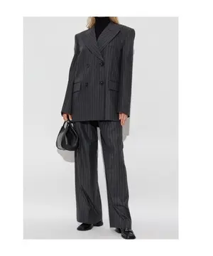 Sportmax Belgio Striped Wide-leg Trousers