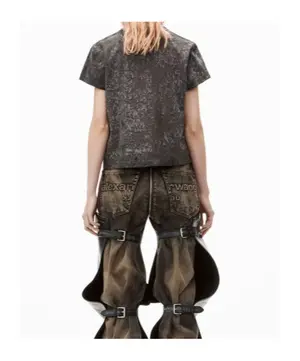 Alexander Wang Splatter-wash Crewneck T-shirt