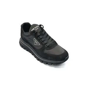 Prada Round-toe Lace-up Sneakers