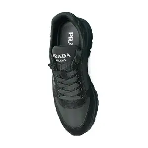 Prada Round-toe Lace-up Sneakers