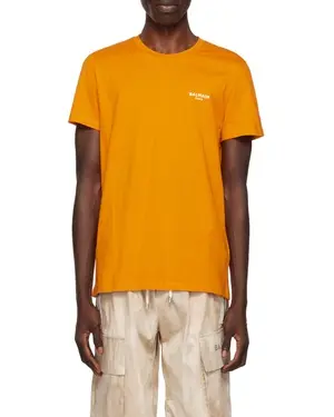 Balmain Eco-responsible Cotton T-shirt With Logo Print