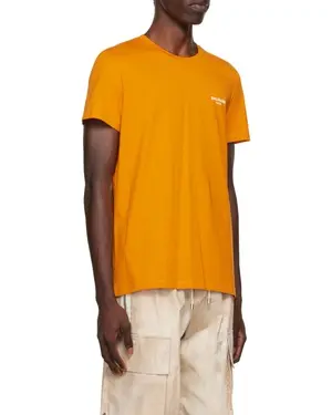 Balmain Eco-responsible Cotton T-shirt With Logo Print
