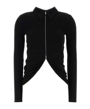 Alexander Wang Draped Zipped Shirt