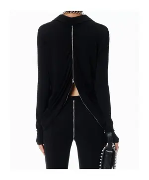 Alexander Wang Draped Zipped Shirt