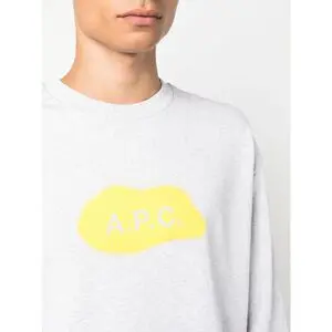 A.p.c. Logo-printed Crewneck Sweatshirt