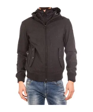 Emporio Armani Long Sleeve Casual Jacket With Hood