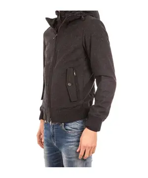 Emporio Armani Long Sleeve Casual Jacket With Hood
