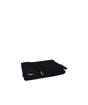 Dsquared2 Ribbed Beanie And Scarf Set - Black