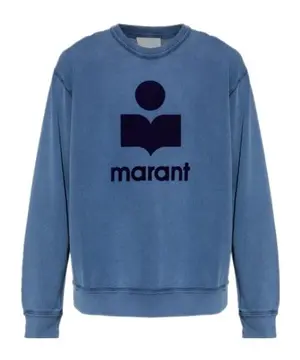 Isabel Marant Étoile Crew Neck Long-sleeved Sweatshirt - Blue