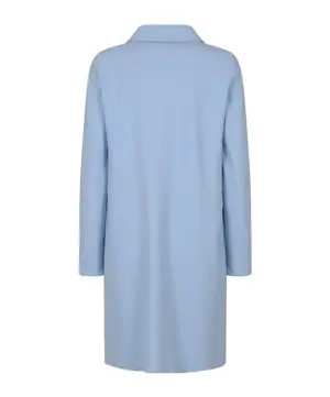 Herno Single-breasted Long-sleeved Coat - Blue