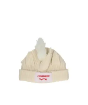 CHARLES JEFFRREY LOVERBOY Charles Jeffrey Loverboy Thick Wool Unicorn Hat - Nude