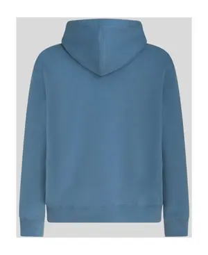 Etro Logo Embroidered Drawstring Hoodie - Blue