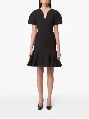 Nina Ricci Peplum Woolen Dress